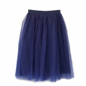 Roze lange tule rok voor dames